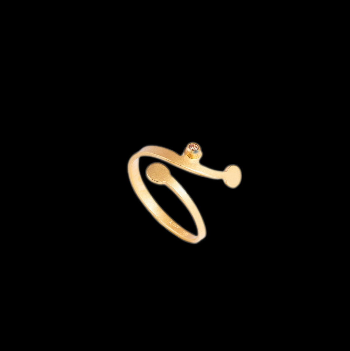 Dali Crossover Ring White Stone – Layana London